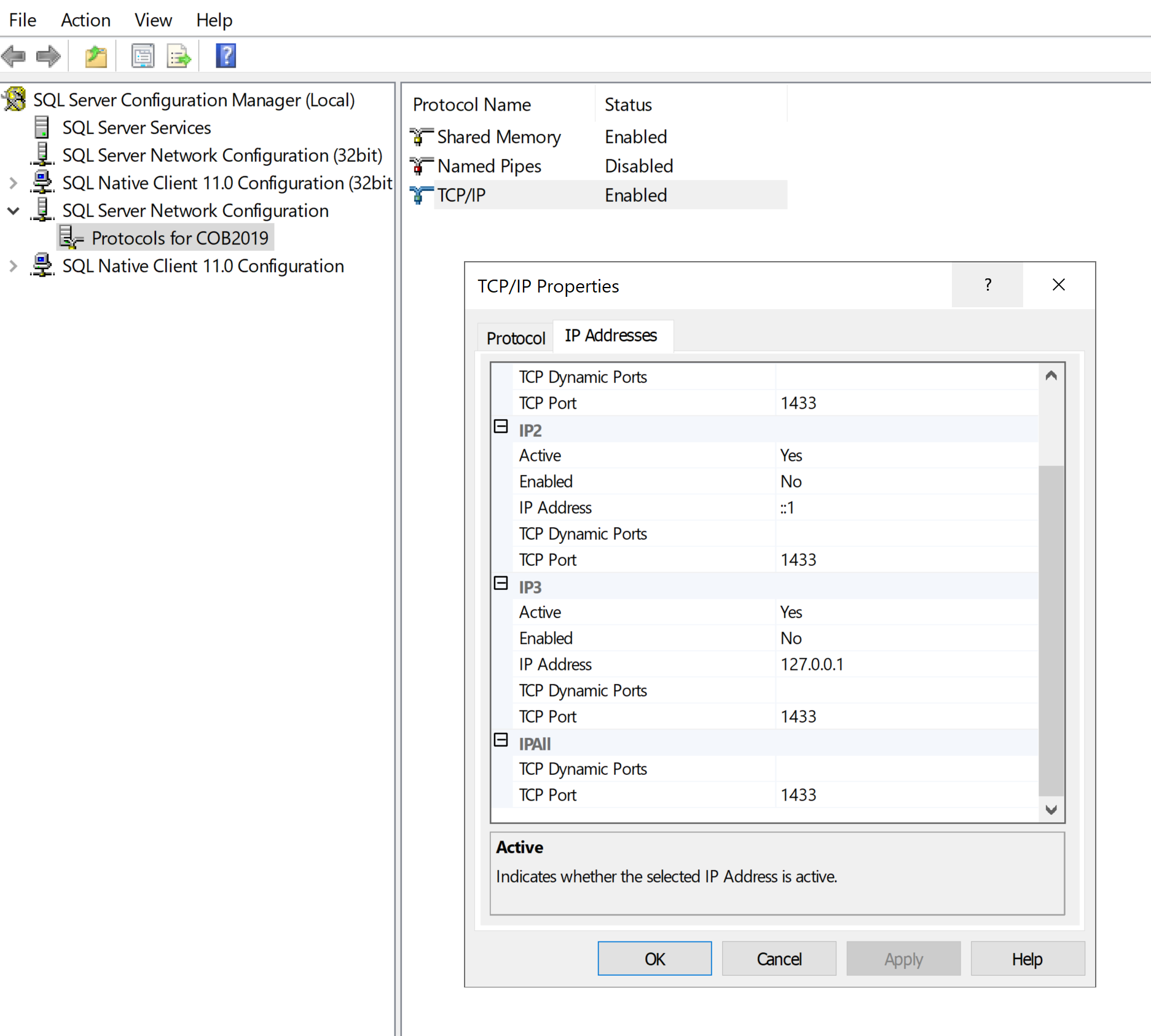 Restart your server or SQL Server service